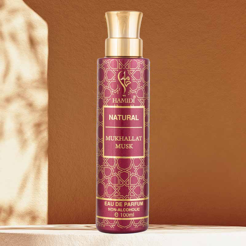 HAMIDI NATURAL MUKHALLAT MUSK EAU DE PARFUM (NON-ALCOHOLIC) 100ML ...